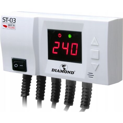 CONTROLADOR DE BOMBA DE CALEFACCIÓN Y ACS PANTALLA LED ST-03