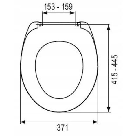 Asiento de inodoro universal Diamond