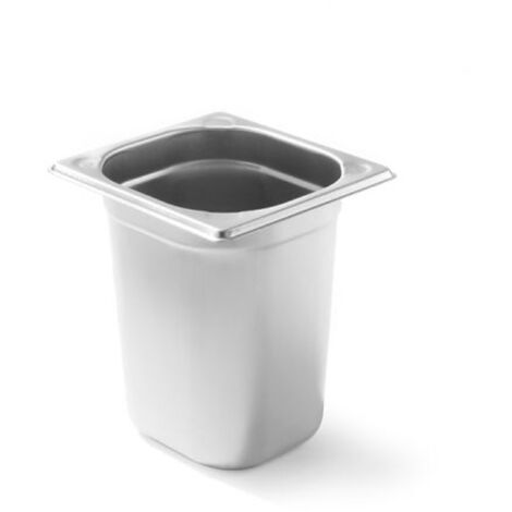 Recipiente de acero GN 1/6 Kitchen Line altura 150 mm - Hendi 806647