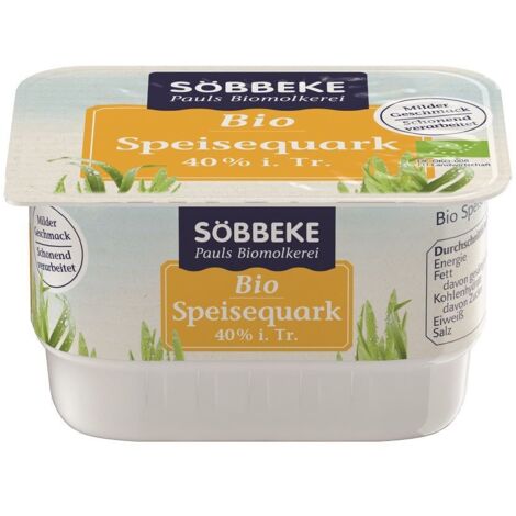 Queso Quark (40 % de grasa en materia seca) orgánico 250 g - Sobbeke