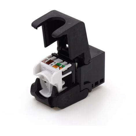 Cable UTP KEYSTONE RJ45 CAT.5e Solarix SELF. UTP-BK-SA