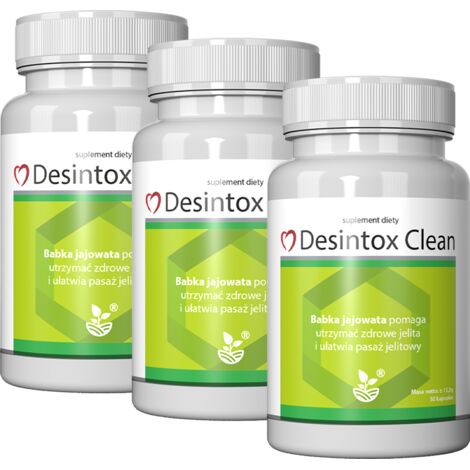 Desintox CLEAN Plantago ovata Jara Agrimonia Psyllium - hierbas 90 cápsulas
