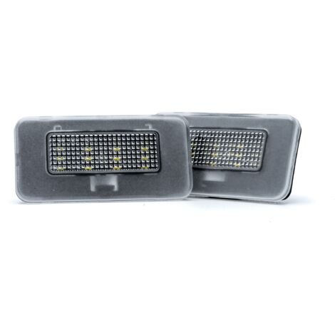 Luces LED para matrícula, 6000 K, blanco frío, 12 V, CANBUS, para Tesla ...