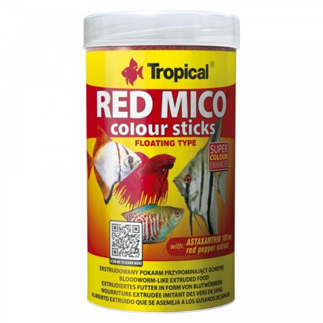 BARRAS DE COLOR MICO ROJO TROPICAL 250ML/80G