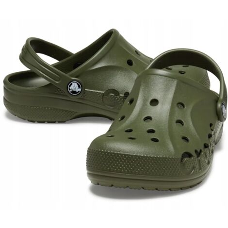 Zuecos CROCS BAYA para niños 207013 J24EU 3334 Verde militar