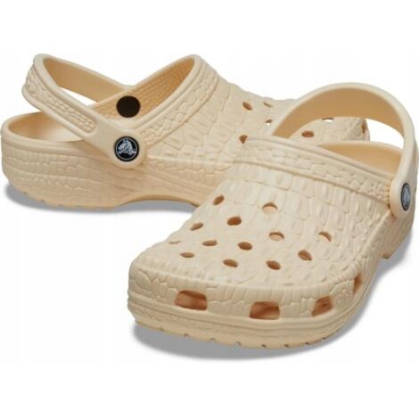CROCS CLASSIC CROCSKIN CLOG 206873 M11 I EU 4546 VAINILLA