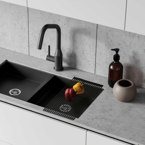 Escurridor plegable de acero para fregadero 43x33cm TADAR roll up 9503