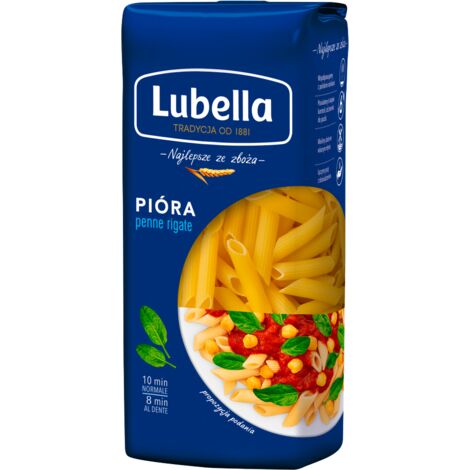 Pasta Plumas Lubella 400g - Pasta tradicional polaca elaborada con ...