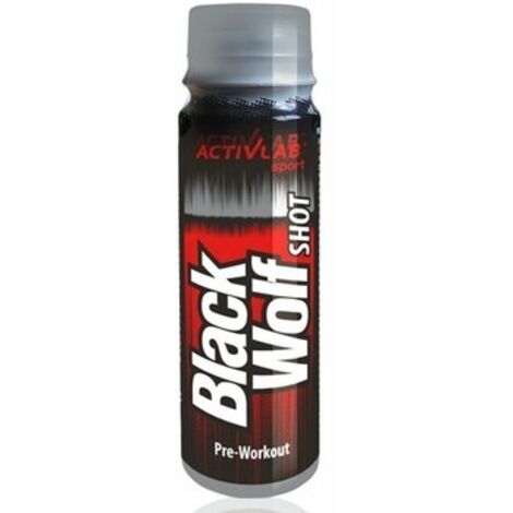 Activlab Black Wolf Shot: pre-entrenamiento, energía y resistencia