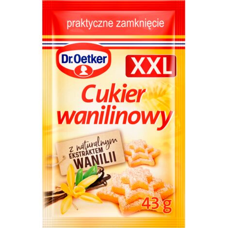 Porción de azúcar de vainilla Dr. Oetker XXL Premium 43 g