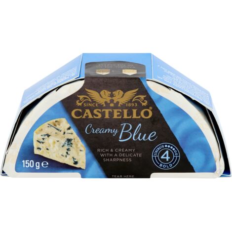 Castello Creamy Blue - Queso azul cremoso 150g - Sabor delicado