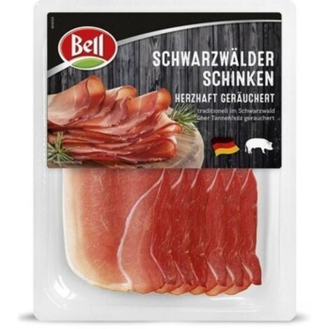 Jamón de la Selva Negra Bell - Sabor tradicional alemán, lonchas 80 g