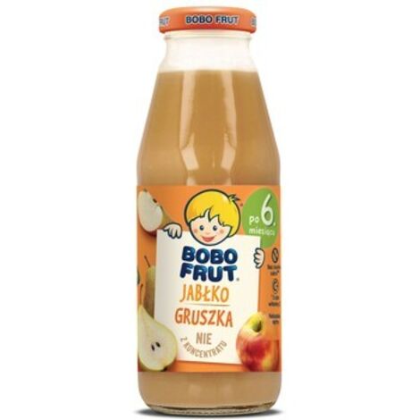 Bobo Frut Néctar de Manzana y Pera 300 ml - para bebés a partir de 6 meses