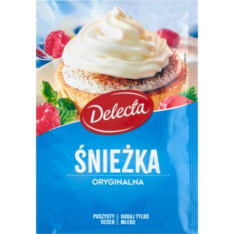 Delecta Śnieżka Original 51g - ¡Pastel esponjoso en 3 minutos