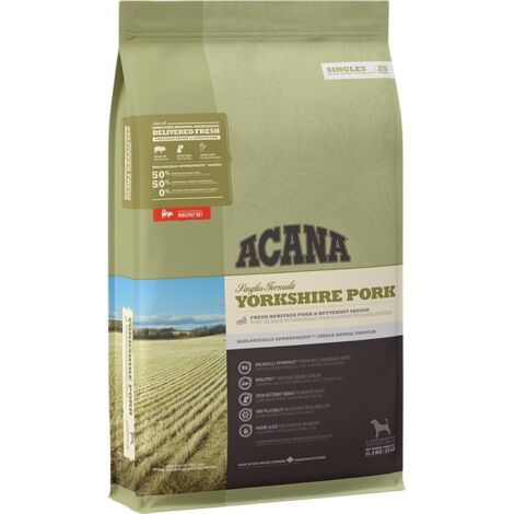 Acana Yorkshire Pork 11,4 kg - alimento para perros con estómagos sensibles