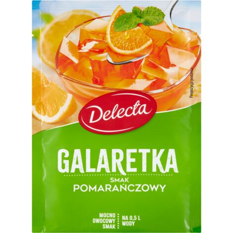 Gelatina Delecta sabor naranja 70 g