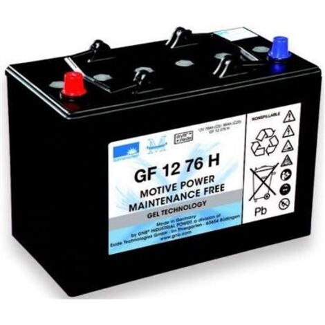 Batería de gel TASKI de 12 V/76 Ah para Swingo 755/955/1255