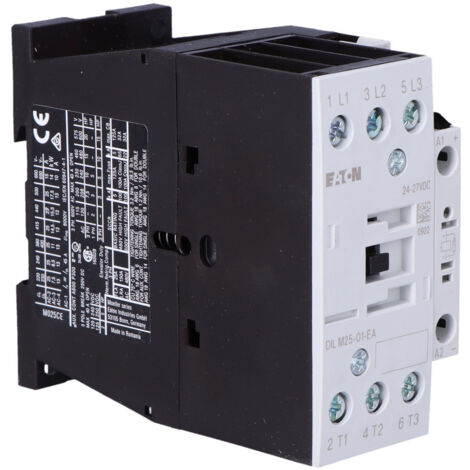 Contactor de 11 kW/400 V, control de 24 V CC DILM25-01-EA(RDC24)