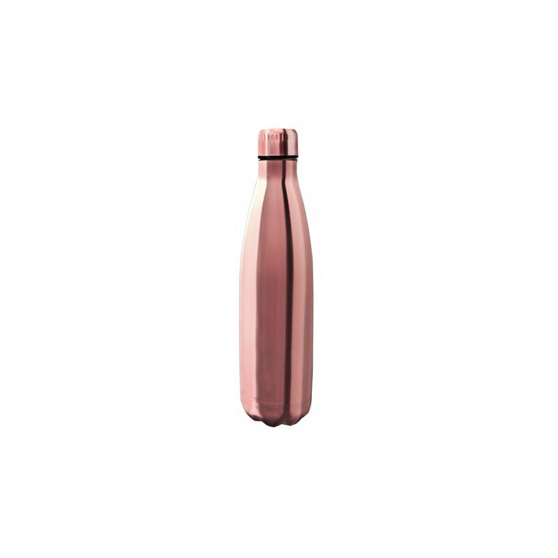TERMO DOBLE PARED 750ML. A INOX.ORO ROSA