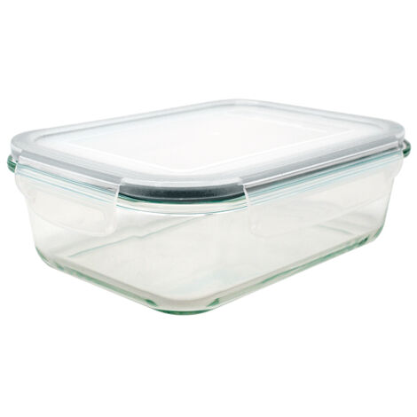 RECIPIENTE HERMÉTICO CRISTAL 1 LITRO