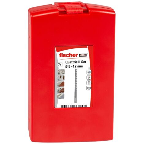 Fischer Quattric II Set de 5 Forets Percussion SDS Plus 5-12mm 553210 ...