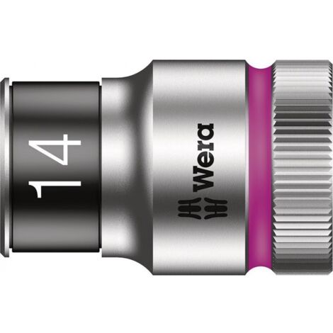 Douille Wera 8790 HMC HF 1/2" 6 pans SW 14 mm longueur 37 mm - 5003734001