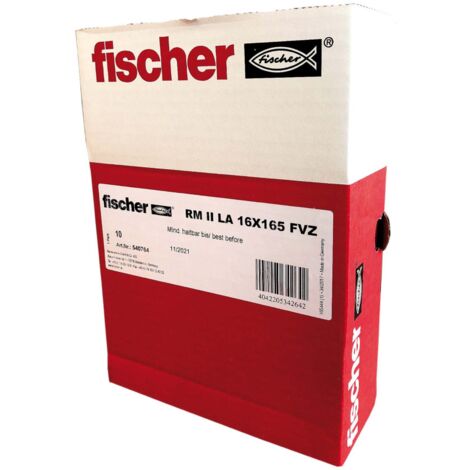 Cartouche de réaction Fischer RM II LA 16 x 165 fvz - 540764
