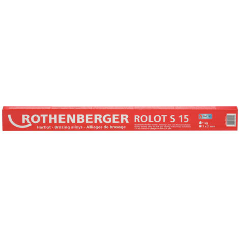 ROTHENBERGER ROLOT S15,selon ISO 17672, 2x2x500mm, 1kg - 40015