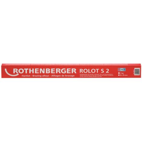 ROTHENBERGER ROLOT S2, selon ISO 17672, 3x3x500mm, 1kg - 40213