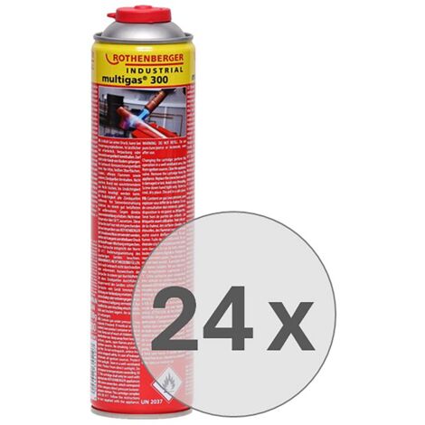 ROTHENBERGER Industrial 24x Multigas 300 600 ml - 35510