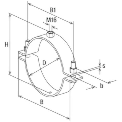 Collier de serrage à point fixe Fischer FFPC 31 - 567720