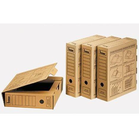 Bene Archivschachtel 96900NA DIN A4 Wellpappe braun