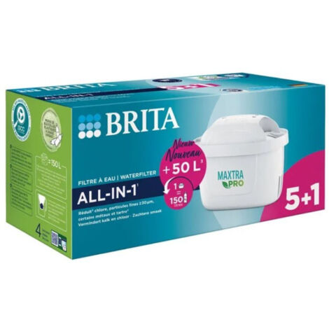 Lot de 6 filtres à eau pour Cafetière, Machine à Café BRITA 1050932