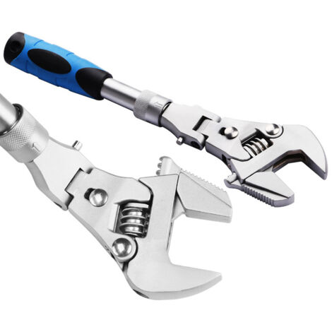 TONYSA Llave ajustable extensible telescópica multifuncional cinco en ...