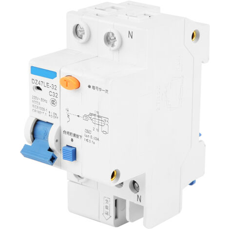 TONYSA DZ47LE‑32 1p N C32 RCCB Disyuntor de corriente residual 30mA 230V