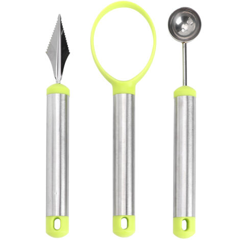 TONYSA 3pcs Multi Function Fruit Carving Device Watermelon Scoop Melon ...