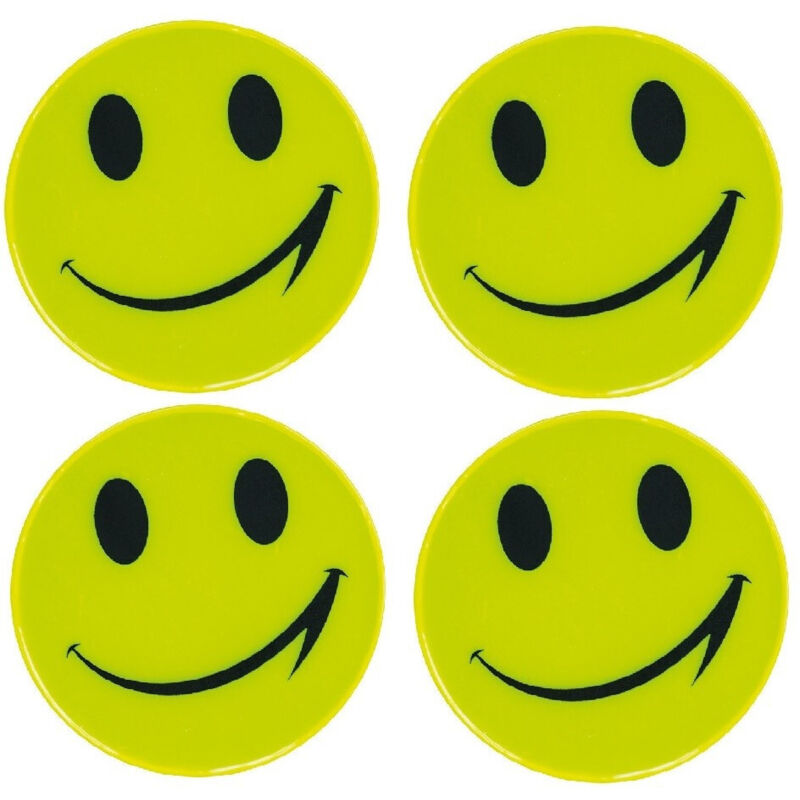 TrAdE Shop Traesio - 4x Adesivo Con Smile Smiley Riflettente Sorriso ...