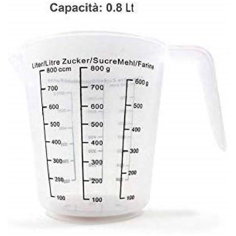 TrAdE Shop Traesio - Misurino Dosatore 800ml Con Scala Graduata ...