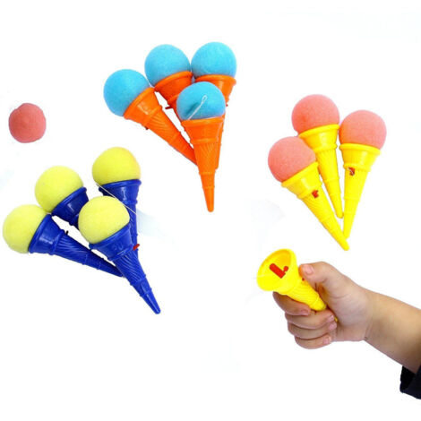 TrAdE Shop Traesio - 2 Pezzi Gelato Lancia Pallina Di Spugna Gioco ...