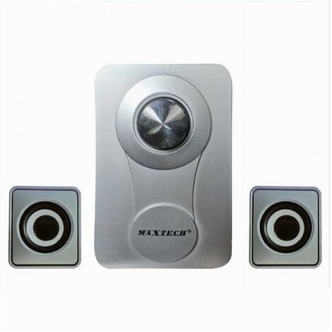 MaxTech - Casse Audio Altoparlanti Speaker Con Filo Per Pc Computer Notebook 20w Ca-ss008