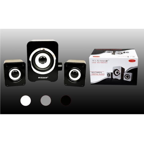 MaxTech - Casse Per Pc Audio Multimediale Speaker Laptop Computer Portatili Maxtech Ca-ss004