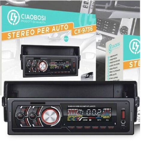 Linq - Stereo Auto Autoradio Lettore Mp3 Bluetooth Aux Usb Orologio ...