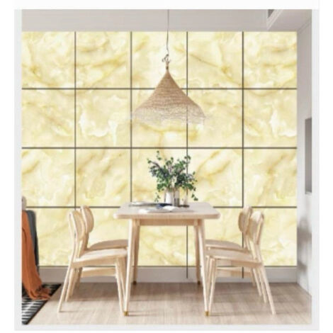 TrAdE Shop Traesio - Pannello Adesivo Effetto Marmo Giallo Perlato ...