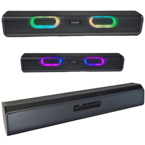 Andowl - Cassa Bluetooth 5.0 Speaker Microfono Barra Soundbar Led Rgb ...
