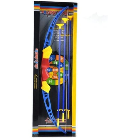 TrAdE Shop Traesio - Arco Con Frecce A Ventosa Set Giocattolo Gioco Per Arciere Bambino Bambina