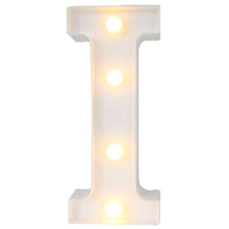 TrAdE Shop Traesio - Lettera I Luminosa Con Luci Led A Batteria ...