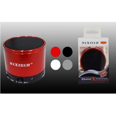 MaxTech - Cassa Bluetooth Portatile Speaker Fm Aux Usb Tf Microfono 3w Maxtech Ca-bt001
