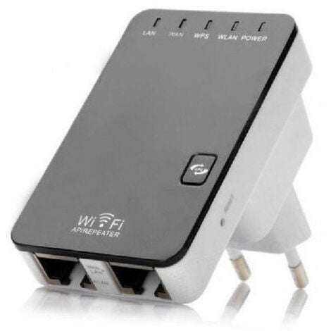 TrAdE Shop Traesio - Mini Router Wireless N Funzione Wps Access Point E Ripetitore Wifi 300 Mbps