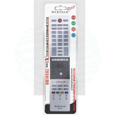 MaxTech - Telecomando Universale Tv Compatibile Toshiba Smart Tv Lcd ...