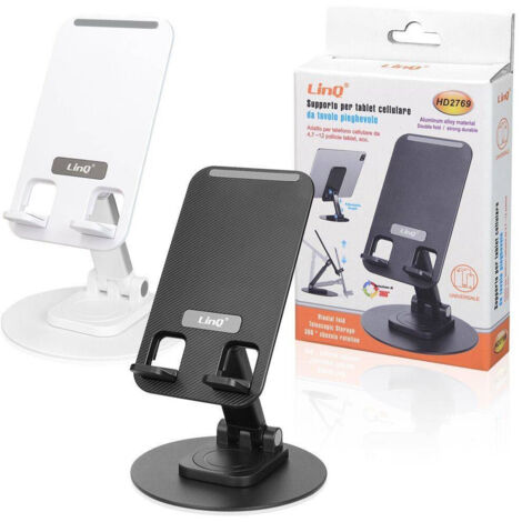 Linq - Supporto Staffa Universale Pieghevole 360° Da Tavolo Per Tablet ...